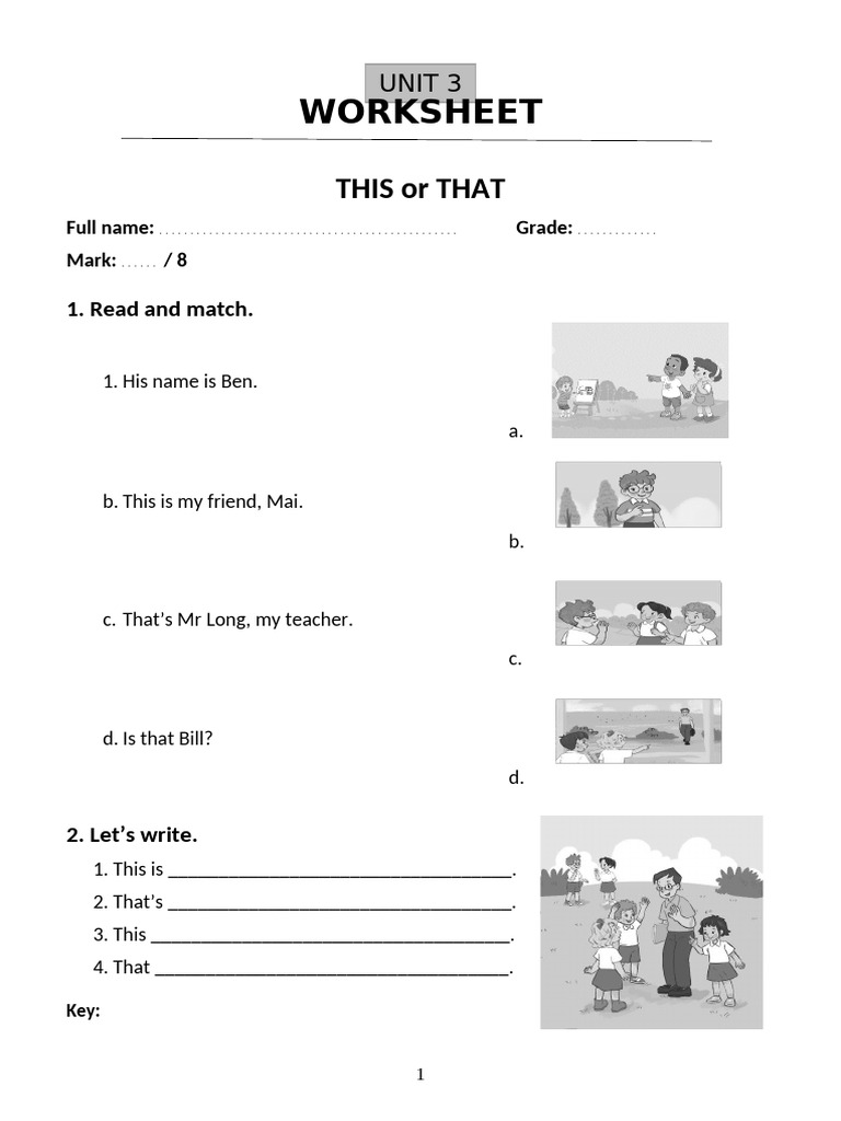 Worksheet 1 (U3) | PDF