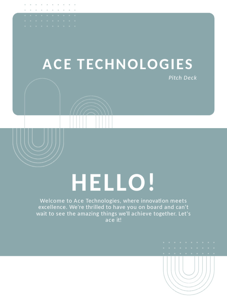 Ace Technologies Milestone 2 | PDF