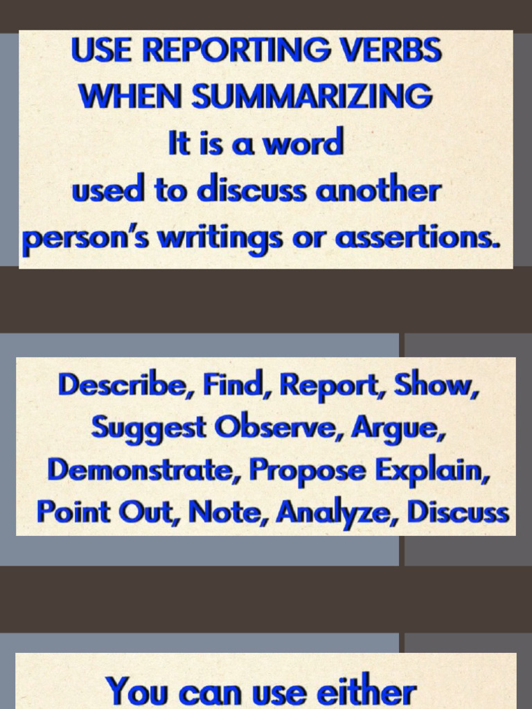 Formats in Summarizing | PDF