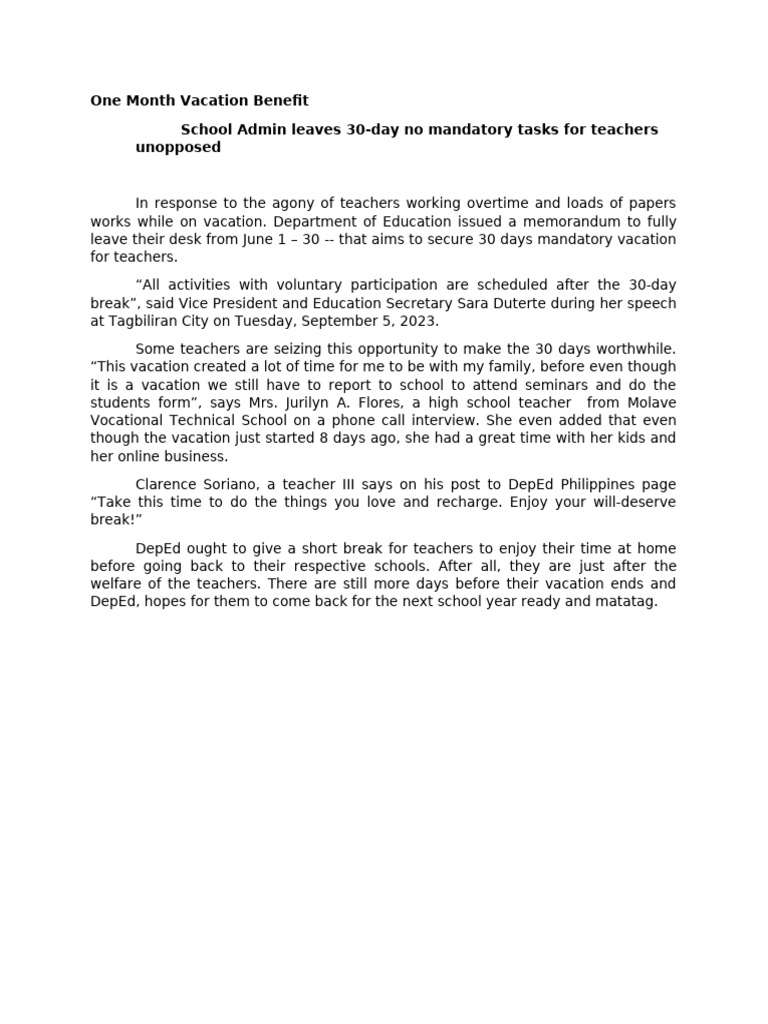 News Article | PDF