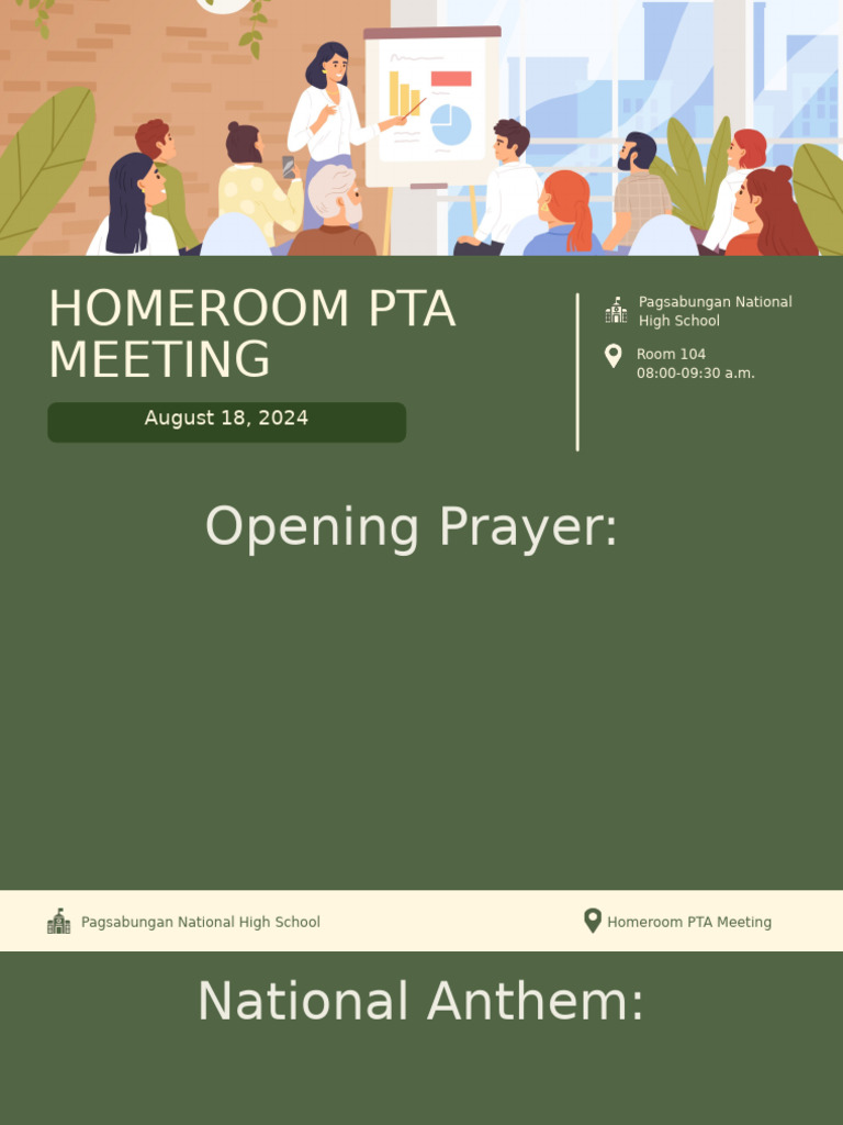 1ST Homeroom Pta Meeting | PDF