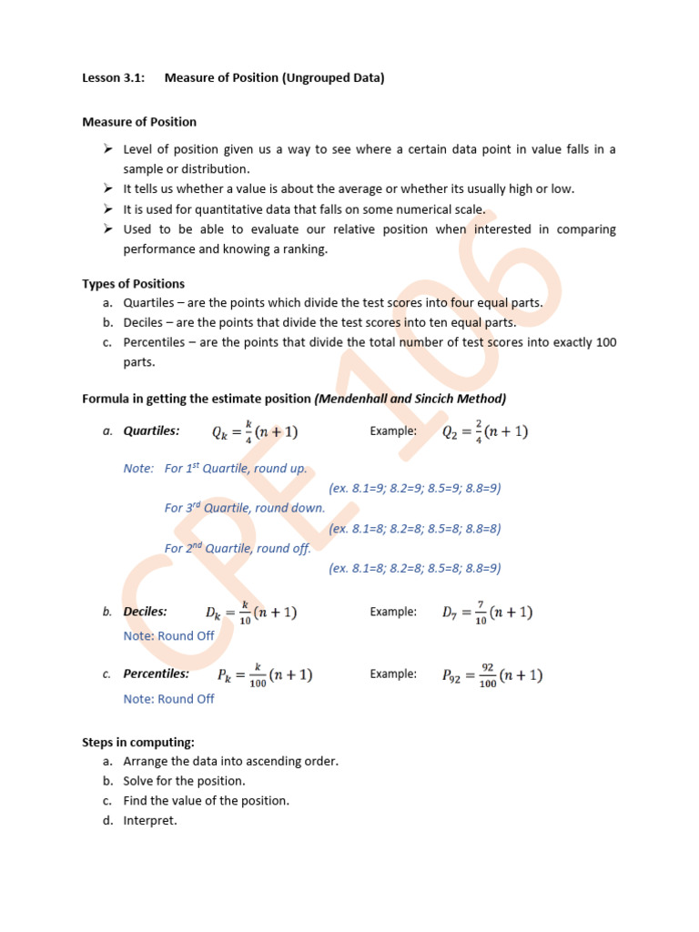 Cpe 106 Lesson 3.1 | PDF