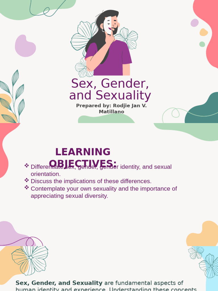 Sex, Gender, Sexual Orientation | PDF