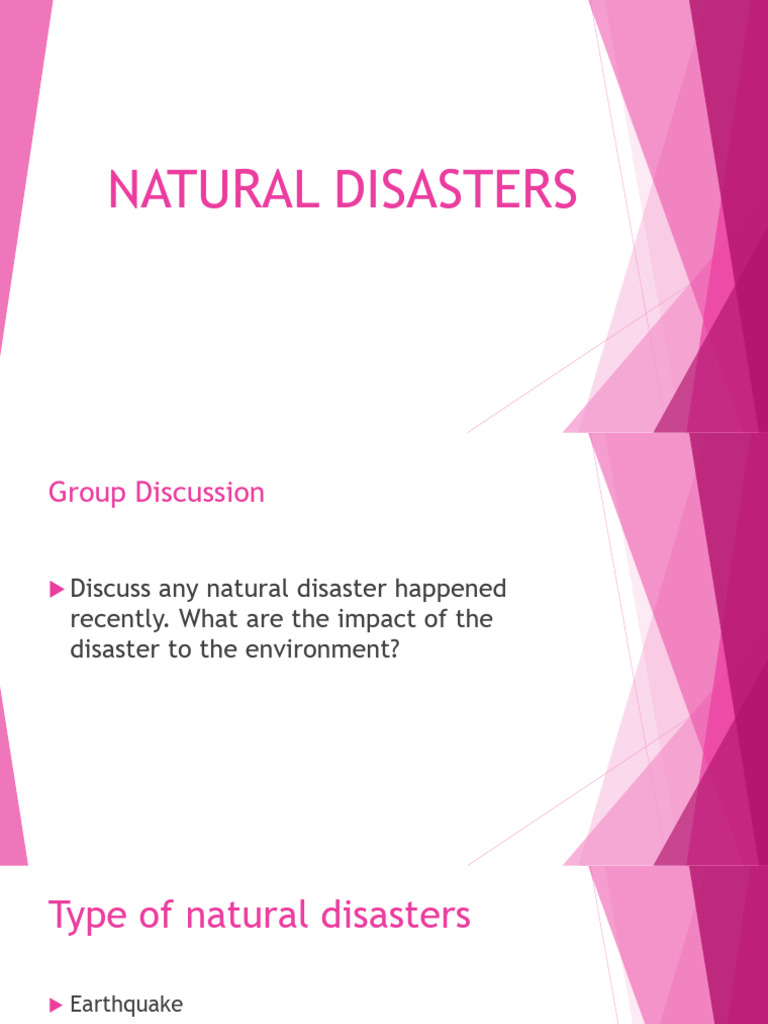 Topic 5 Natural Disaster | PDF