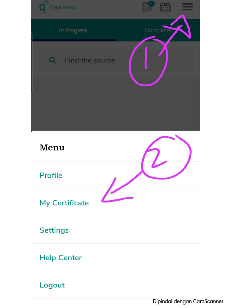 Cara Cek Sertifikat Di Qlearning | PDF