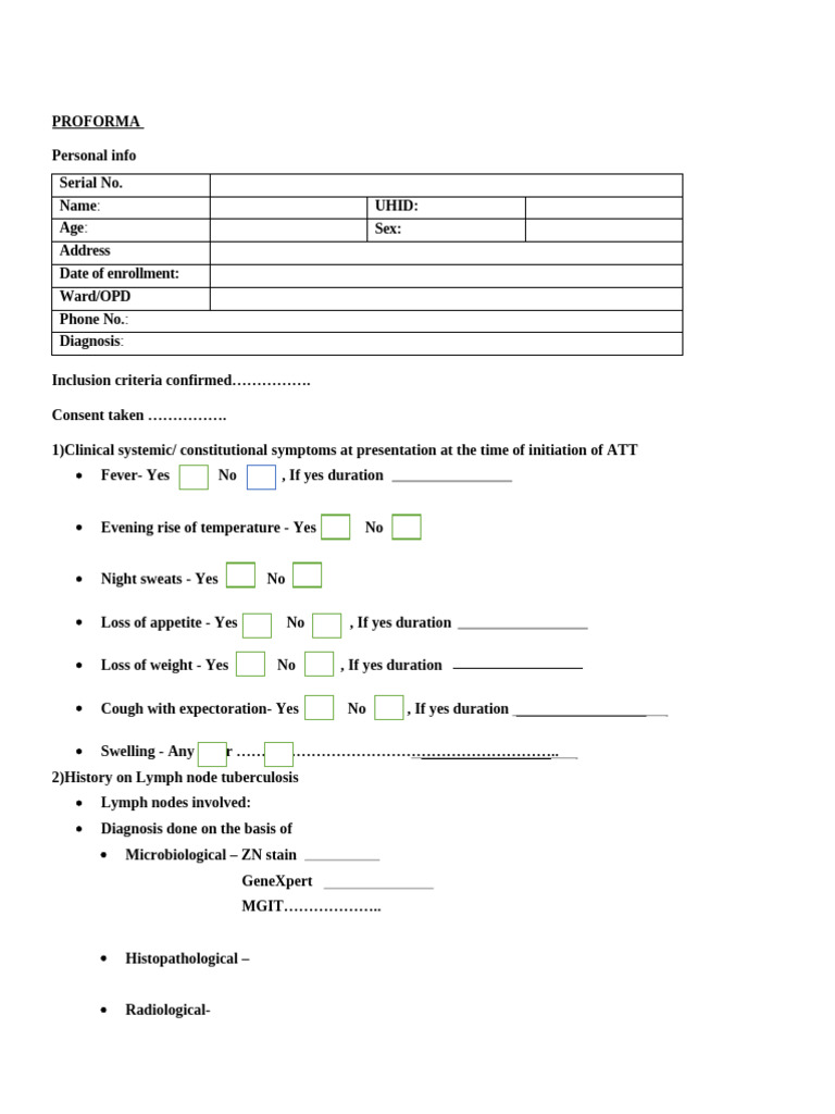 Proforma For Thesis | PDF