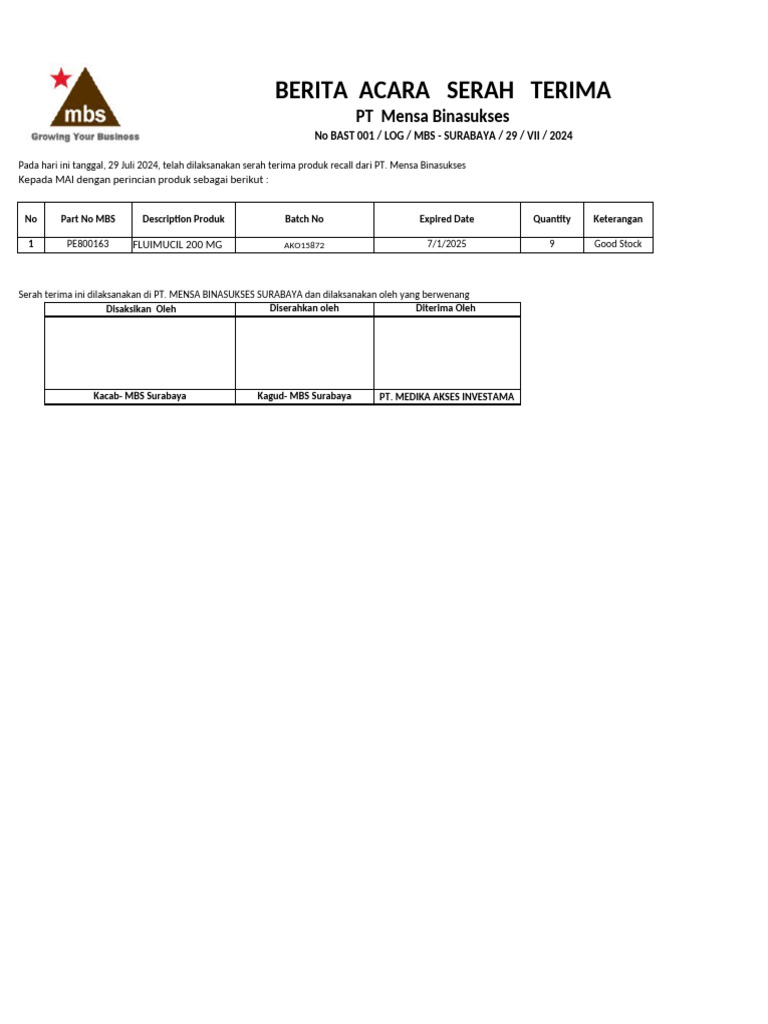 MBS Sby | PDF