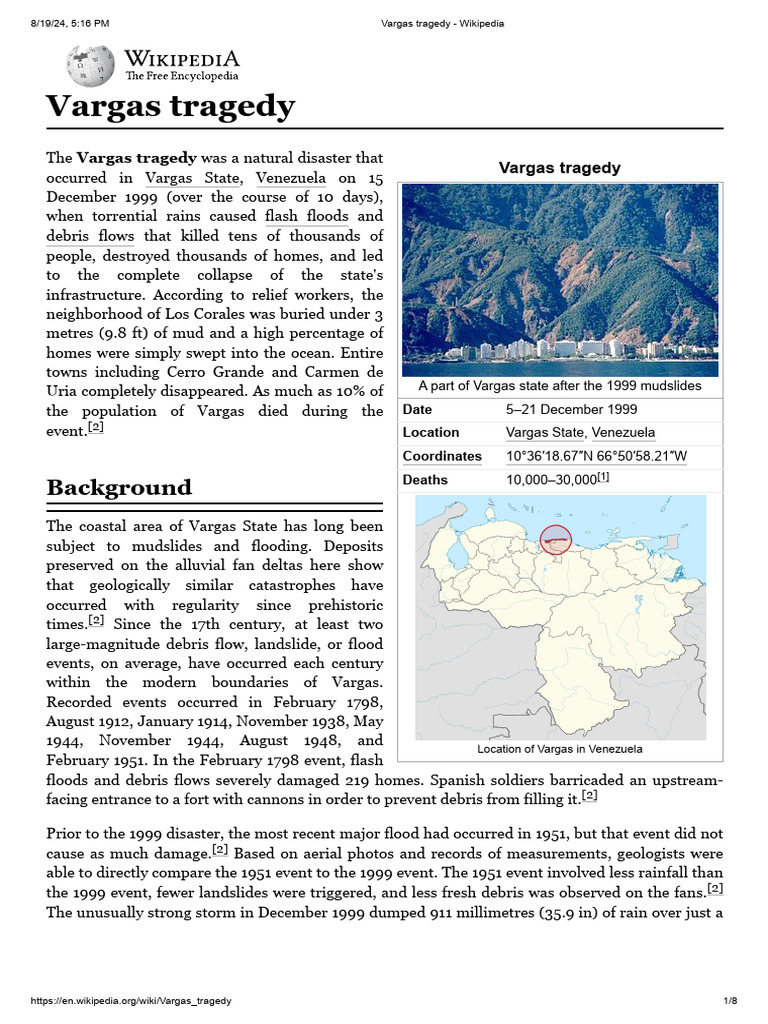 Vargas Tragedy | PDF