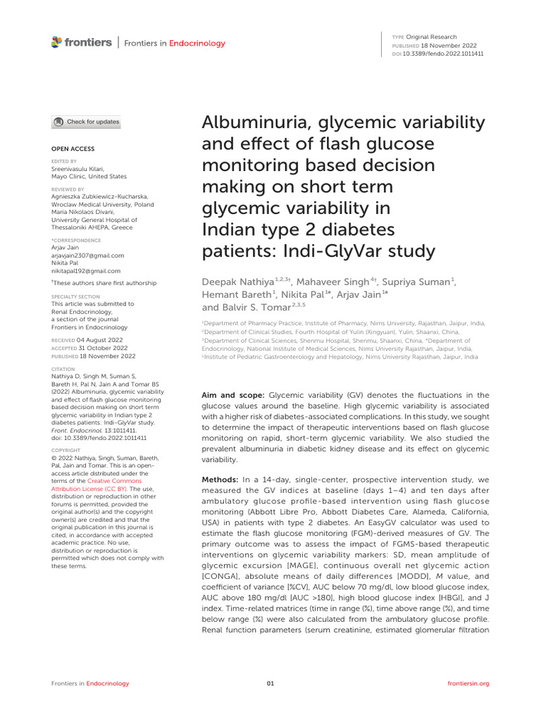 CGMS Paper Frontiers | PDF