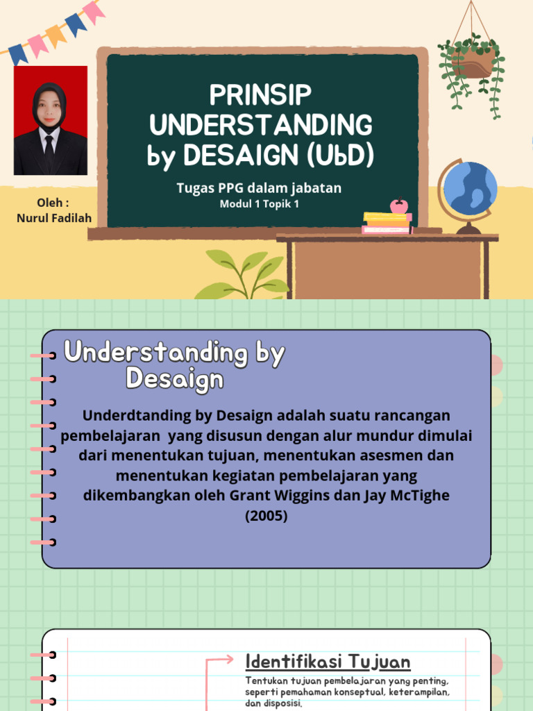 PRINSIP UNDERSTANDING by DESAIGN (UbD) | PDF | Pedagogy | Career & Growth