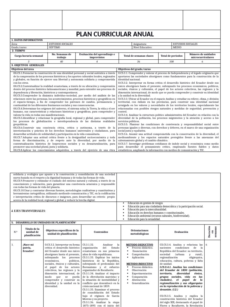 Pca Eess - Séptimo | PDF