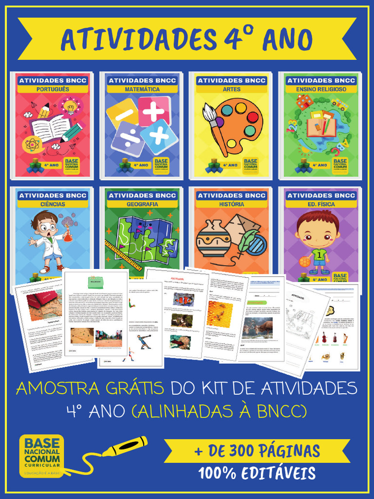 Amostra - Atividades BNCC 4 Ano | PDF