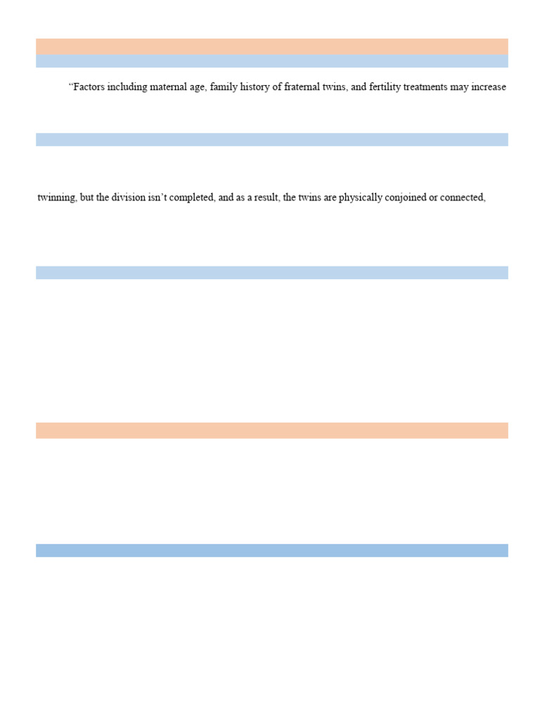 Stem Cell and Twins | PDF