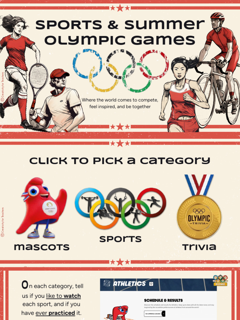 Cópia de Sports & Summer Olympic Games | PDF