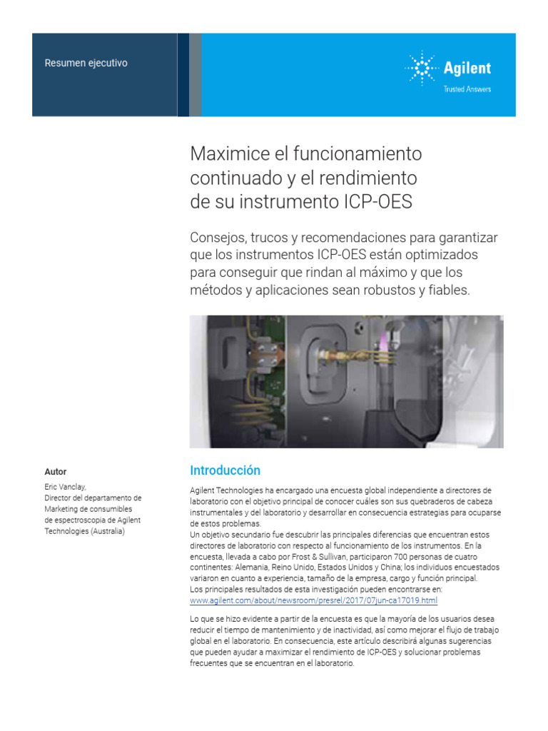 5994-0859ES Maximize Your ICP-OES Instrument | PDF