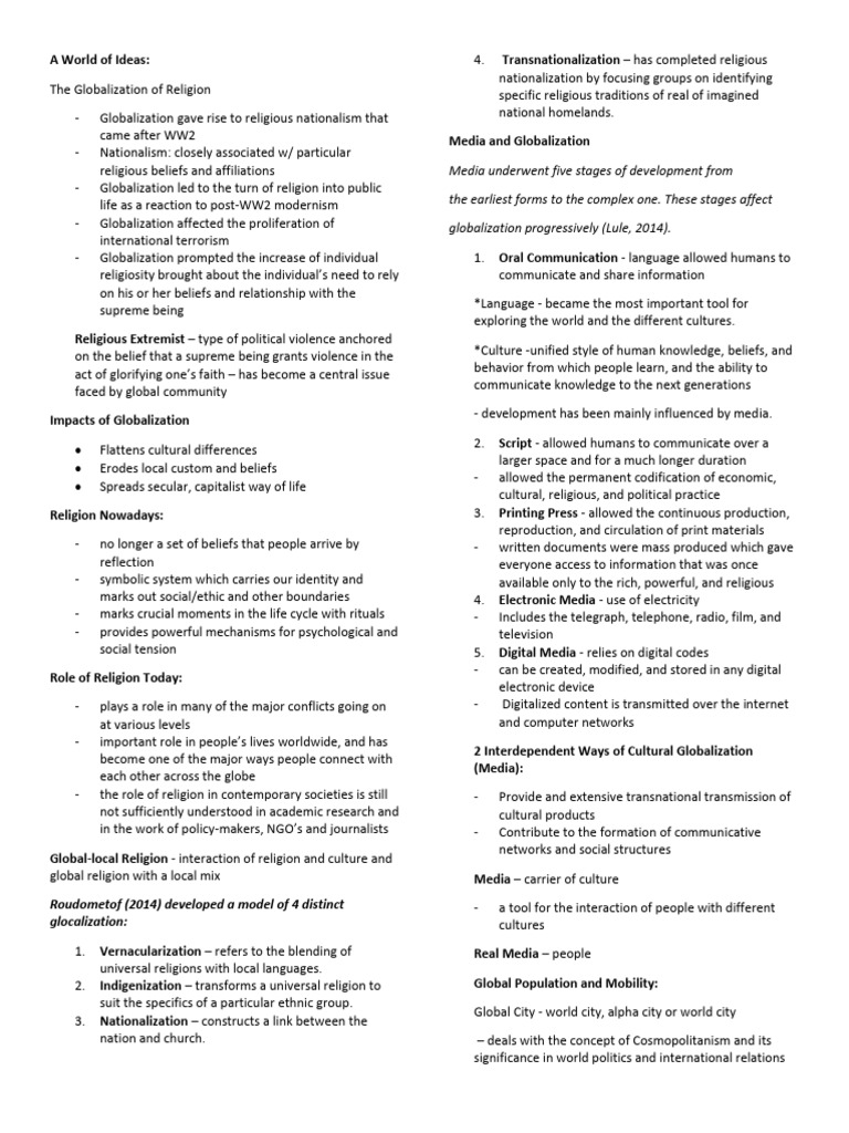 Contemp Reviewer | PDF