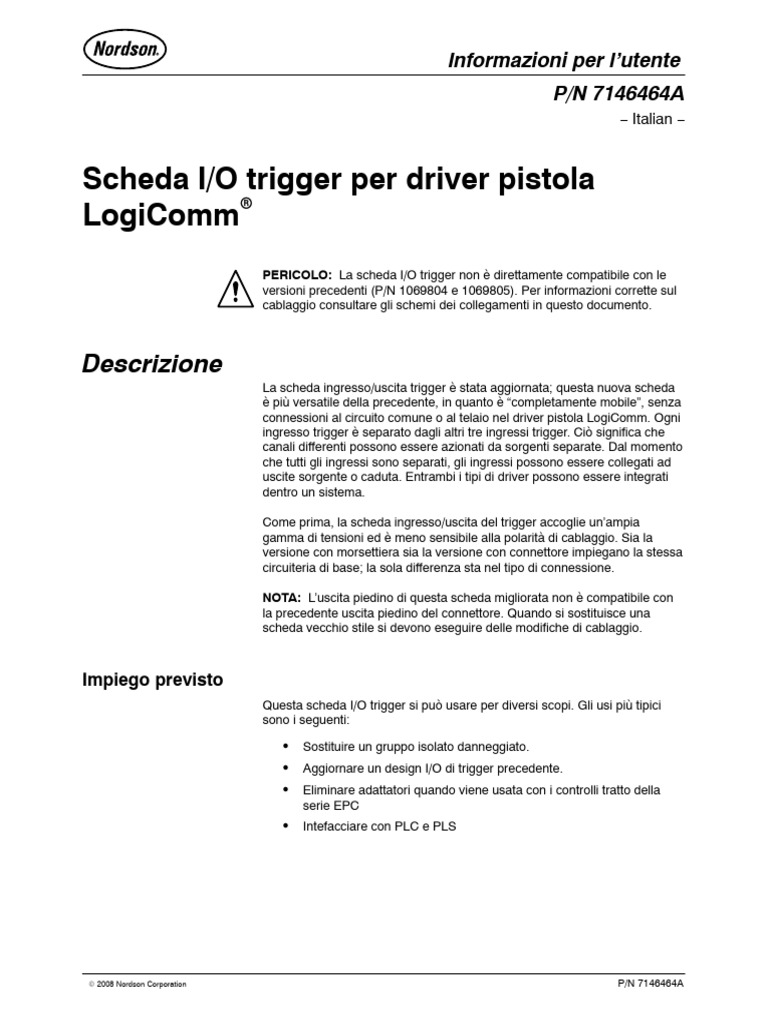 Scheda Logica I-O | PDF