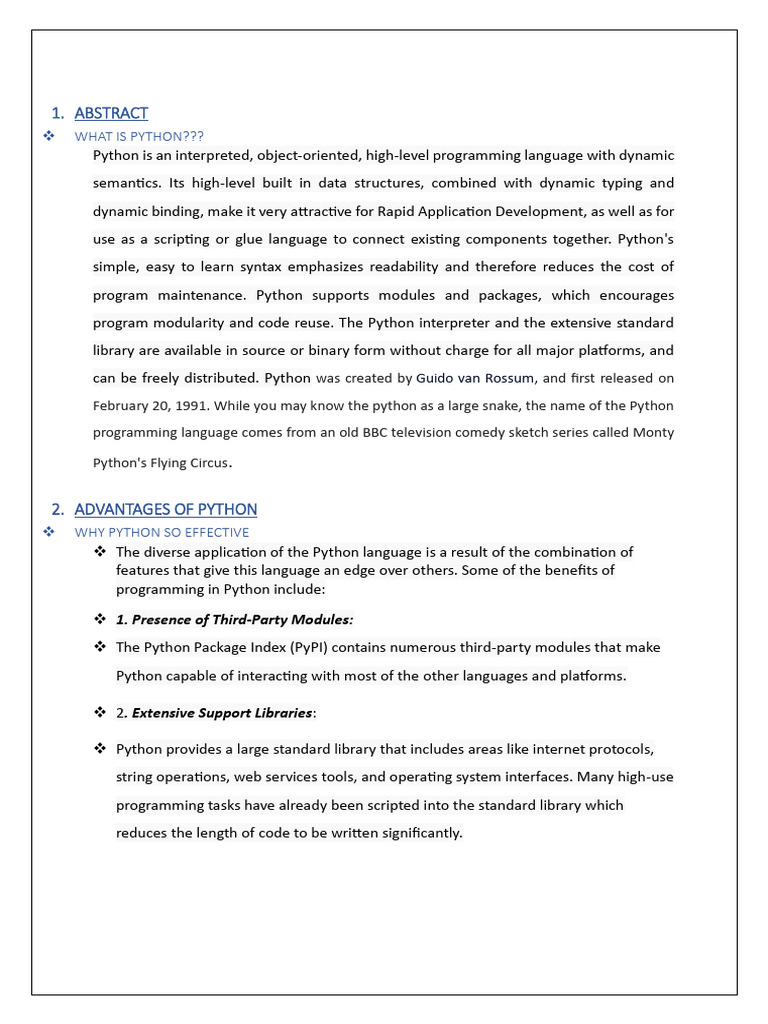 Computer Science Project | PDF