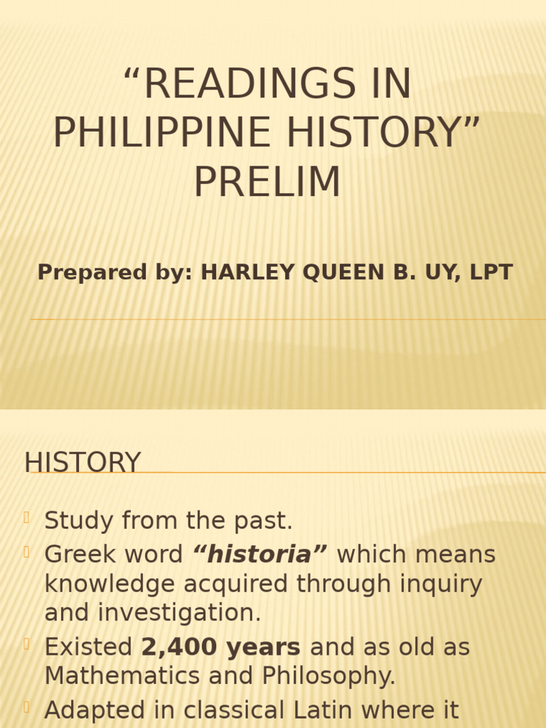 Understanding Philippine History Methods | PDF | Primary Sources ...