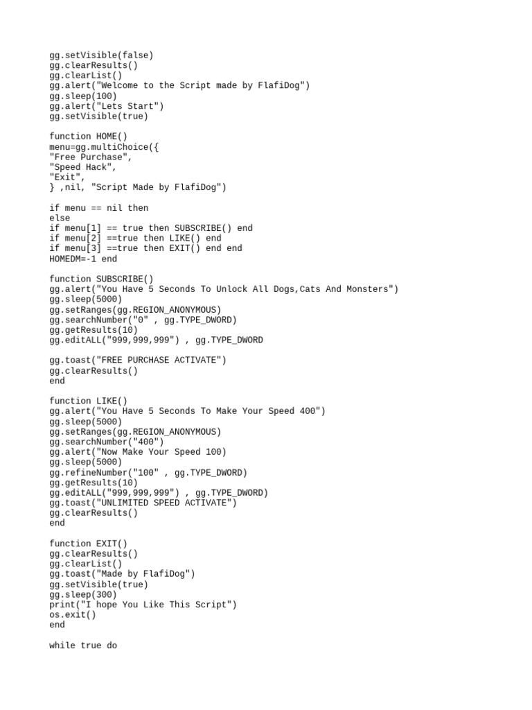Script For Domv | PDF
