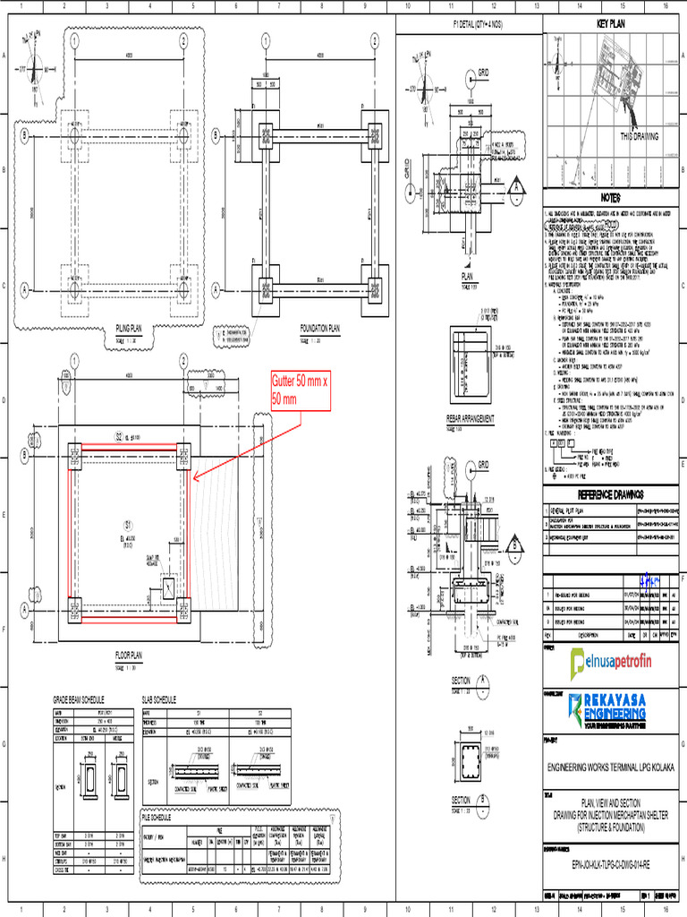 EPN-JOI-KLK-TLPG-CI-DWG-014-REPLAN, VIEW & SECTION DRAWING FOR ...