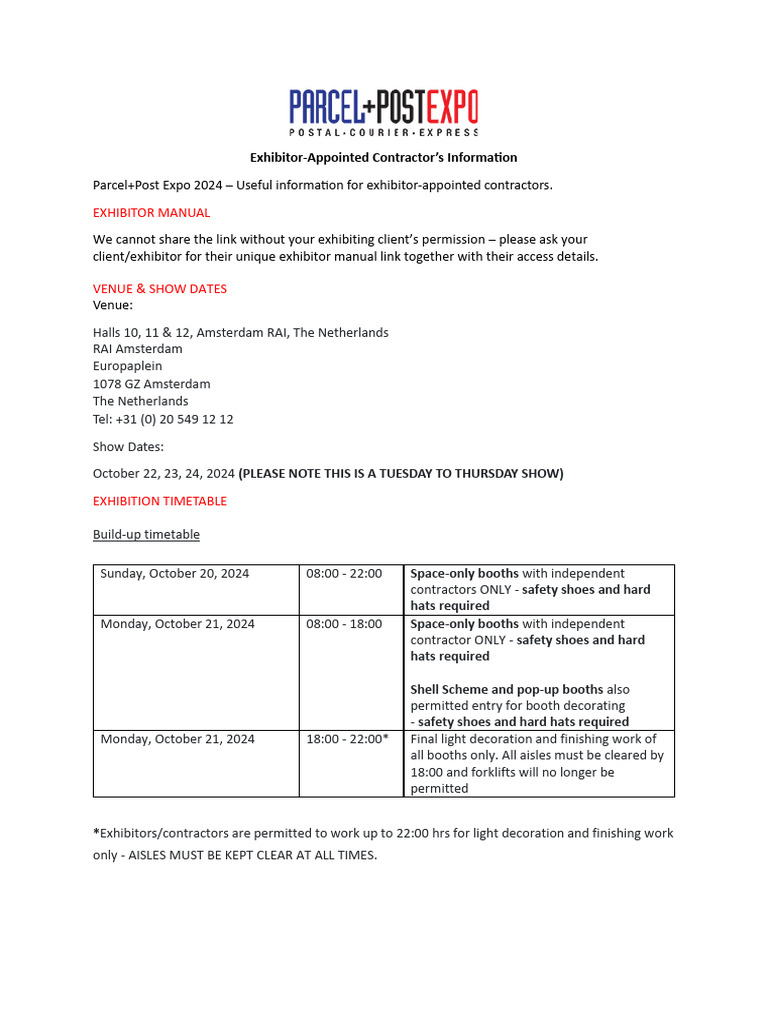 PX24 Appointed Contractor Info | PDF