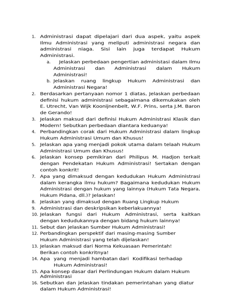 Study Club Smhi Administrasi | PDF
