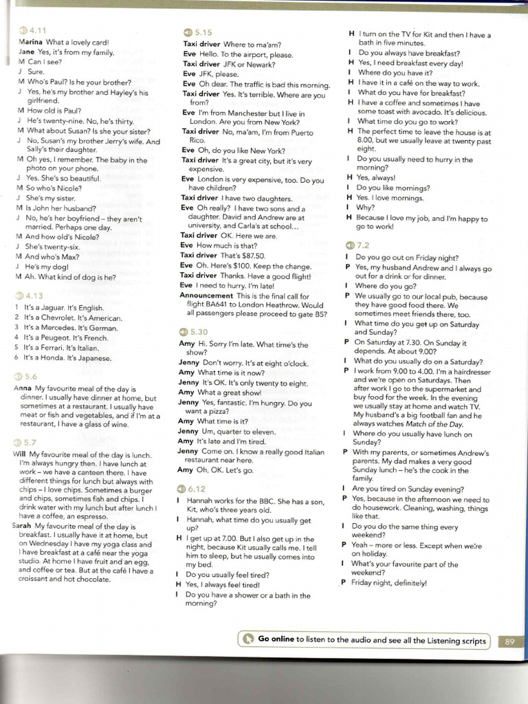 Listening Script A | PDF