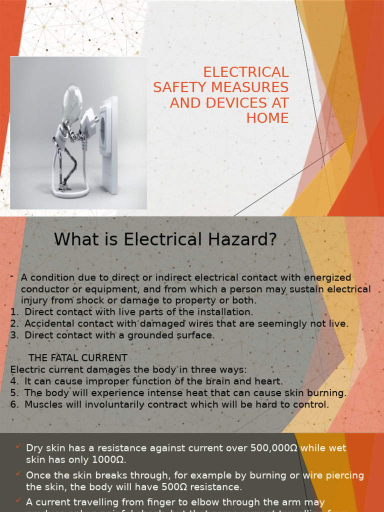 Electrical Safety Measures and Devices at Home | PDF
