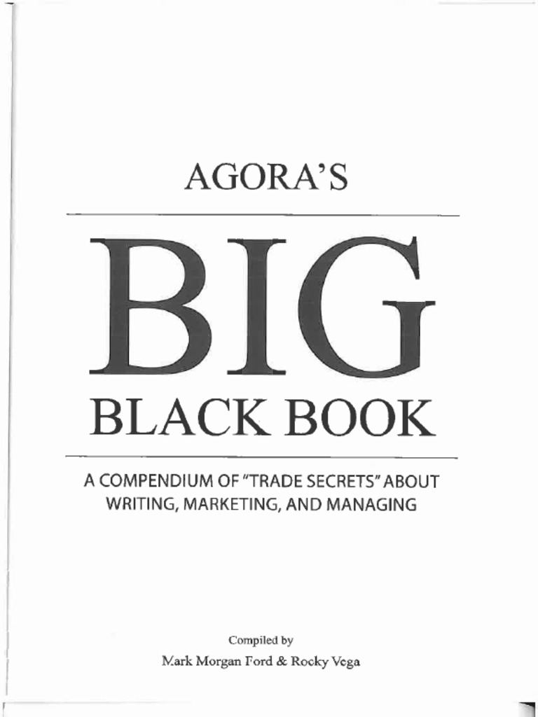 Agora Big Black Book - Compressed | PDF