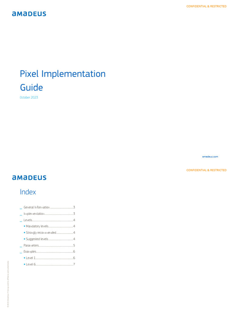 Pixel Implementation Guide 2023 | PDF