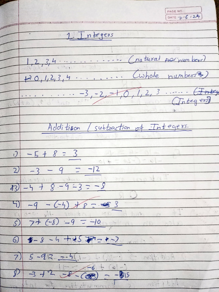 Maths Notes | PDF