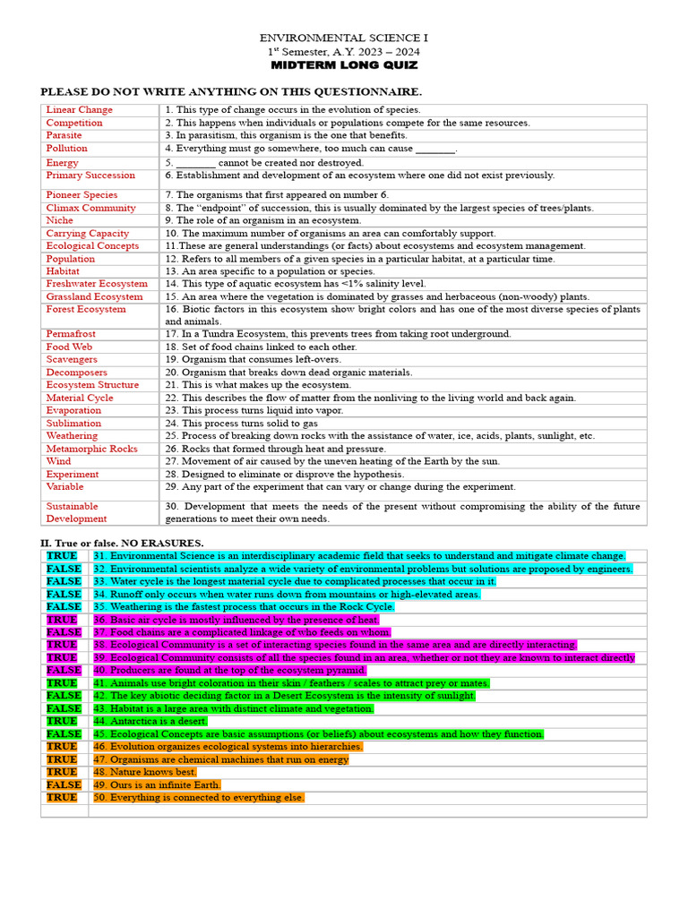 Long Quiz Es | PDF