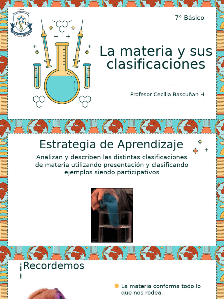 Clasificaciones de La Materia | PDF