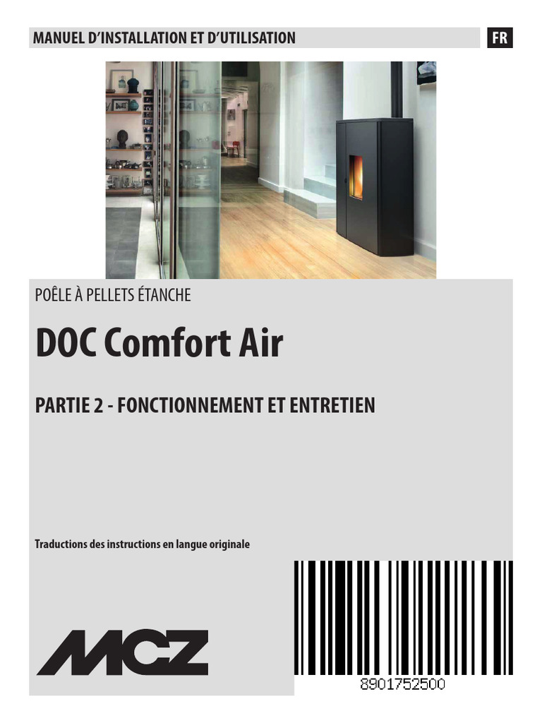 Mode D'emploi MCZ DOC Confort Air | PDF