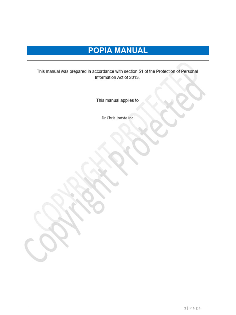 Popi Manual | PDF