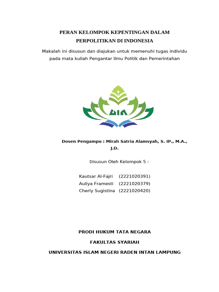 Makalah Kelompok 5 | PDF