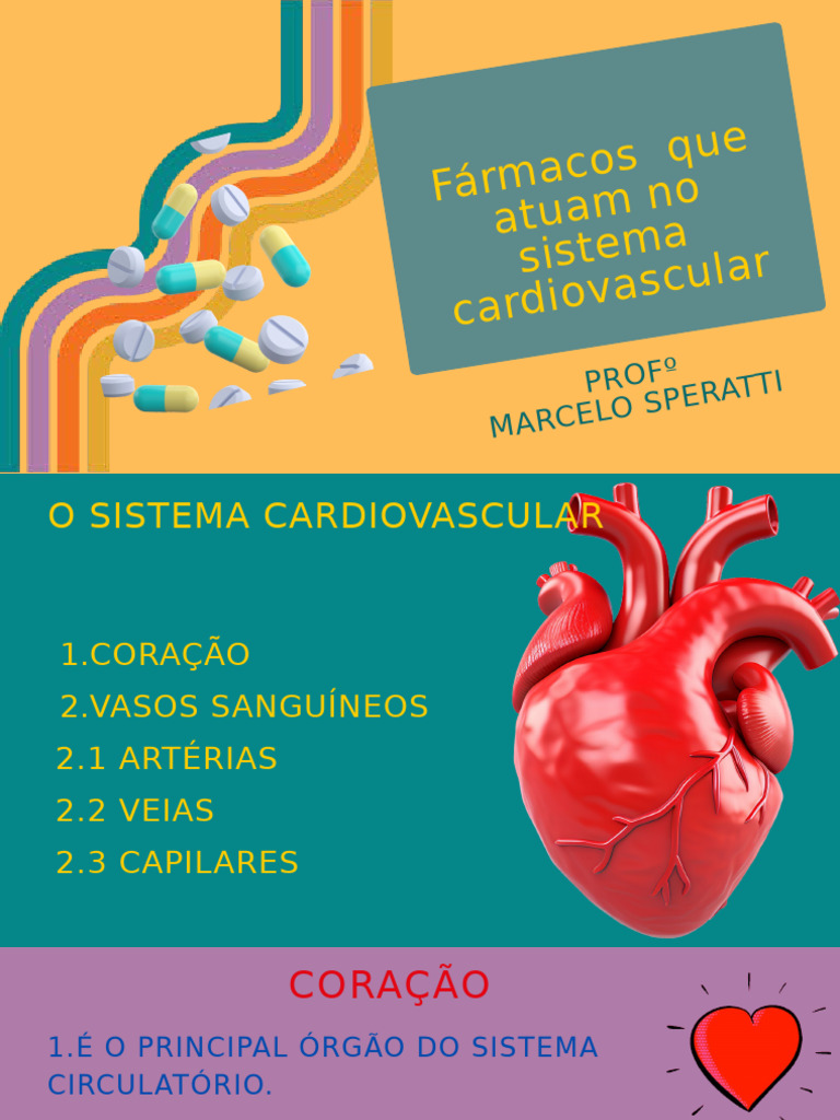 Fármacos Que Atuam No Sistema Cardiovascular | PDF