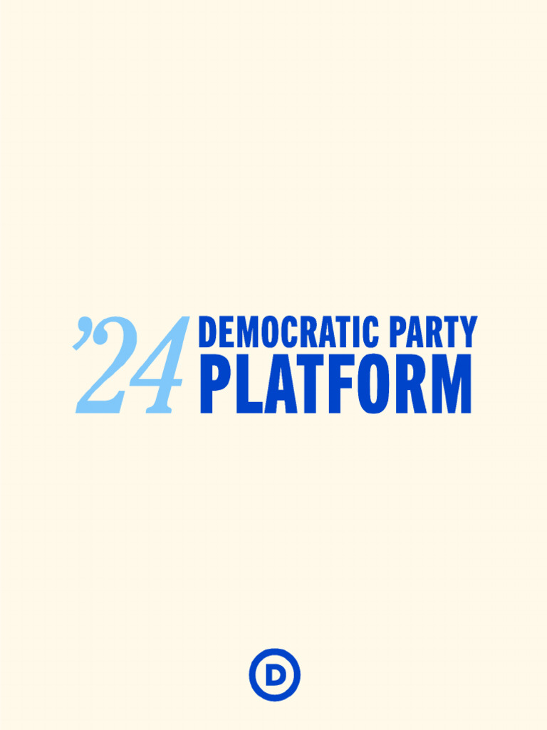 DNC 2024 Party Platform | PDF | Cost Of Living | Taxes