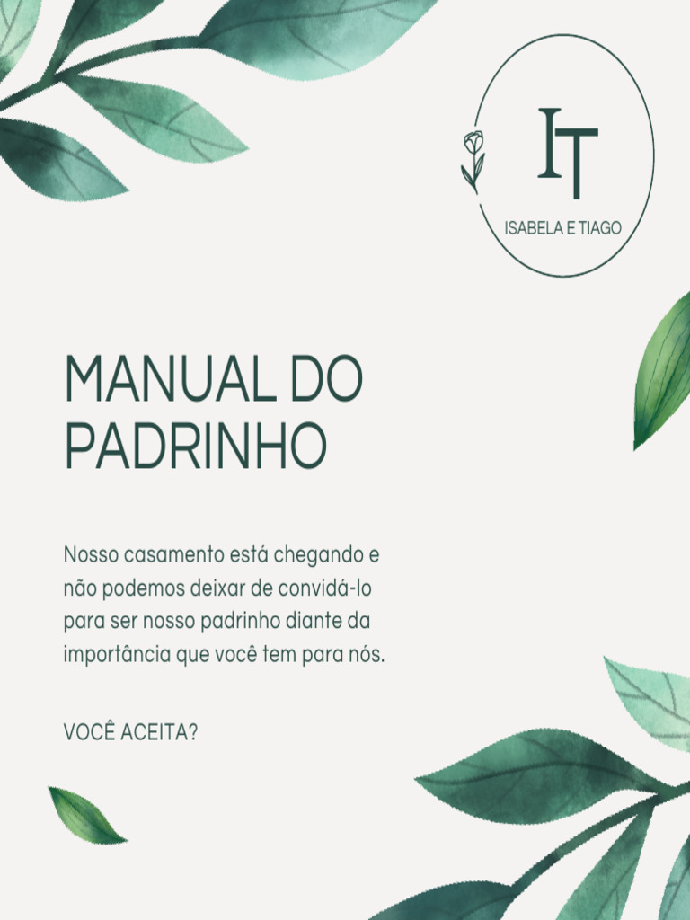 20240414_Solteiro_Manual_Padrinhos | PDF
