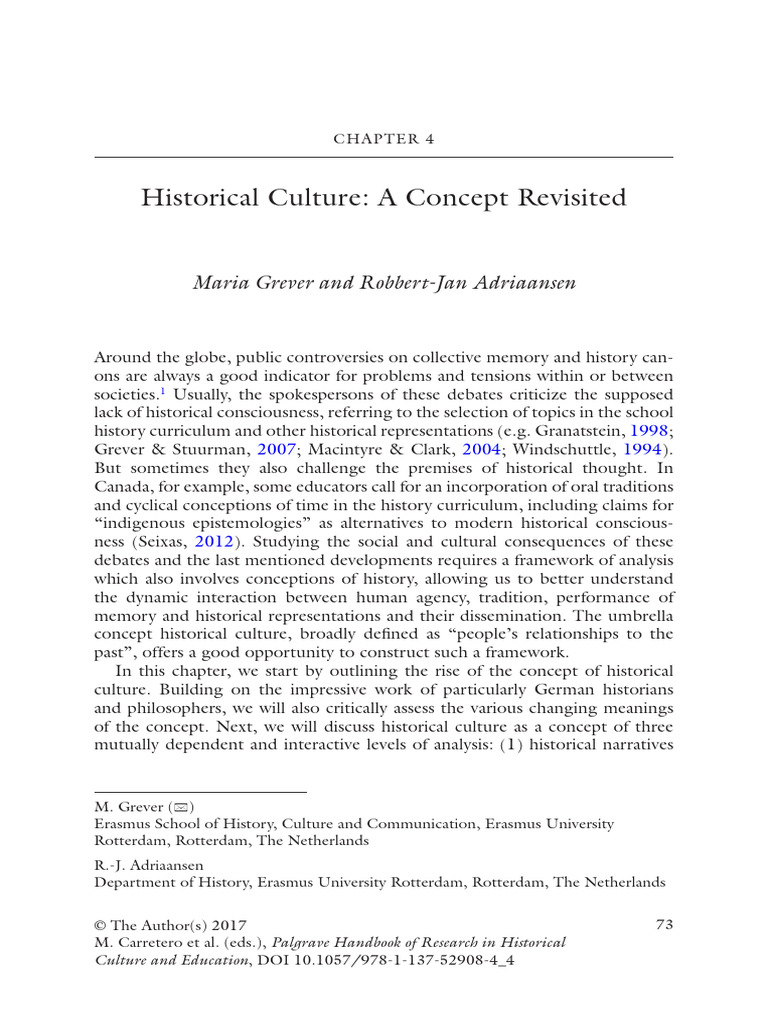 Grever Historical Culture | PDF