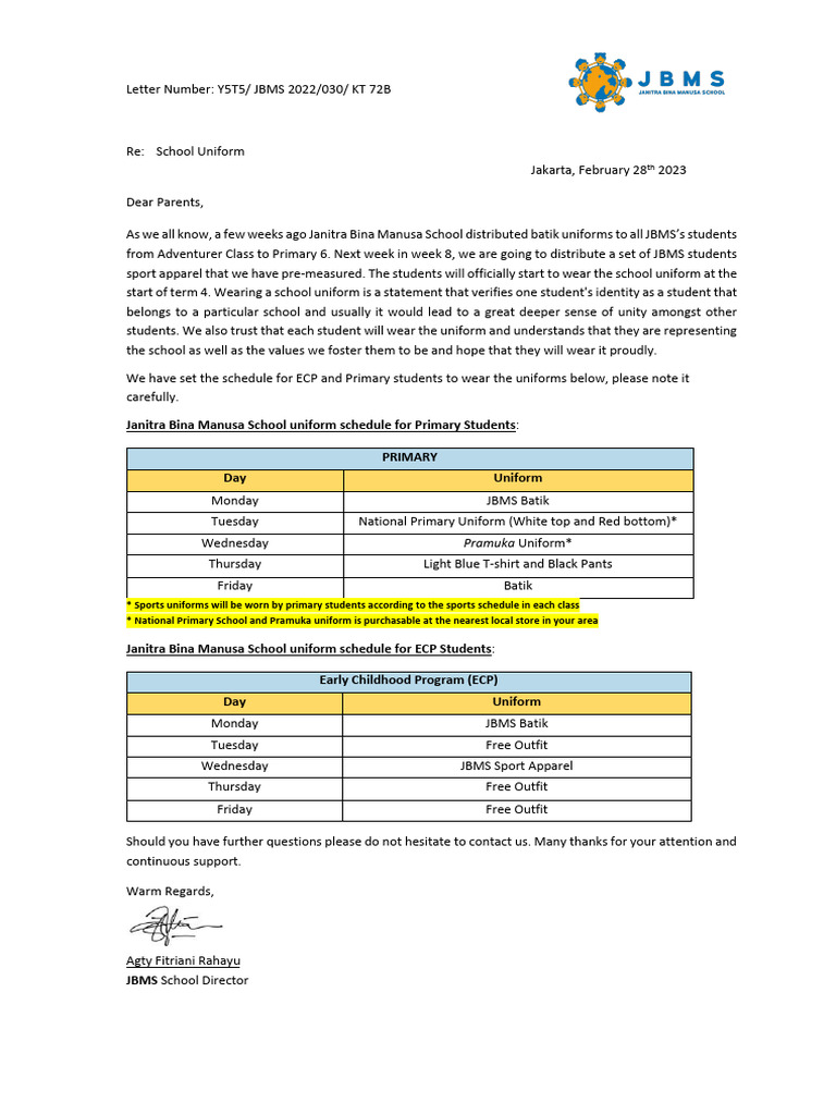 School Uniform | PDF