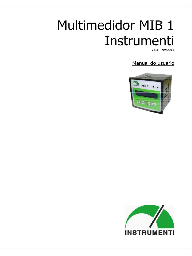 Multimedidor Mib1 | PDF