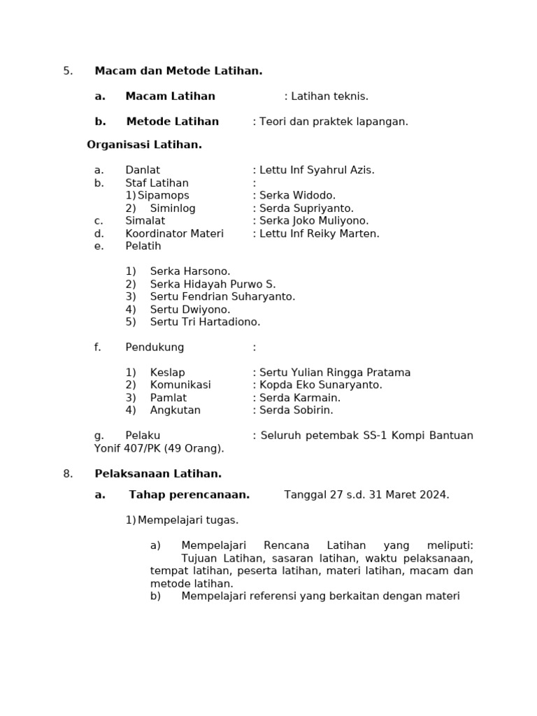 Rencana Lapangan 3 | PDF