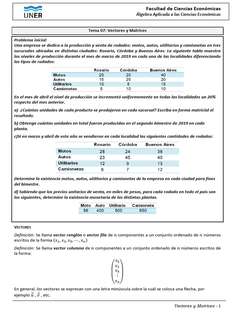Segundo Parcial Algebra | PDF