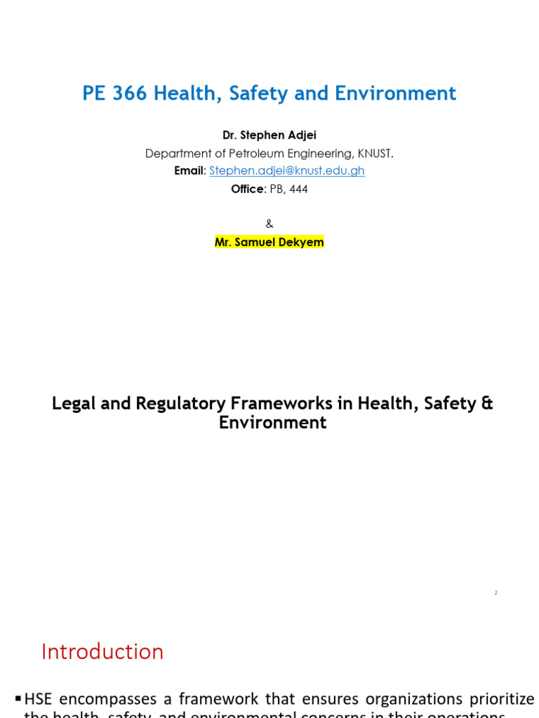 2 Lecture 2 - Legal & Regulatory Framework | PDF