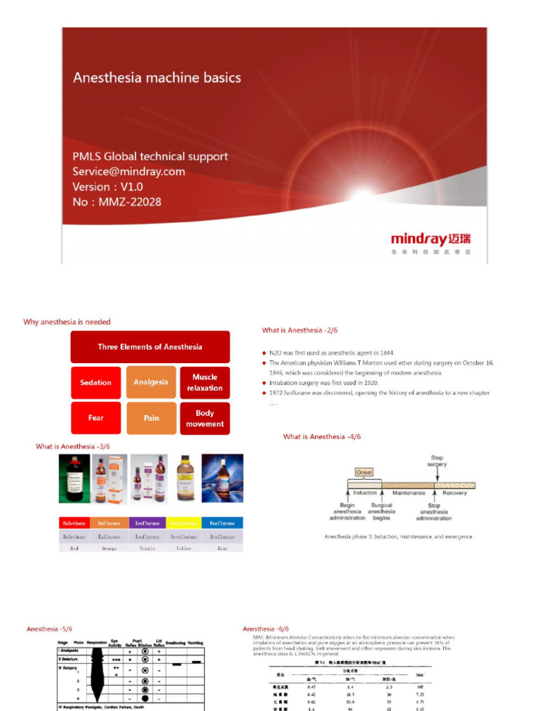 Curso Anesthesia Machine Basics | PDF