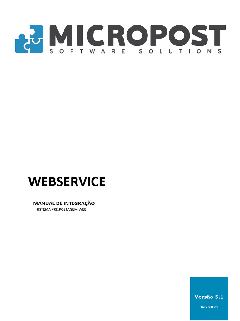 Manual Integracao WebService V5.1 | PDF