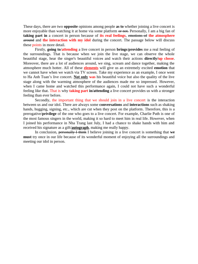 Bài S A Writing Toeic | PDF