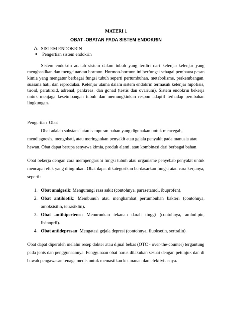 Resume Farmakologi Kak Pio | PDF